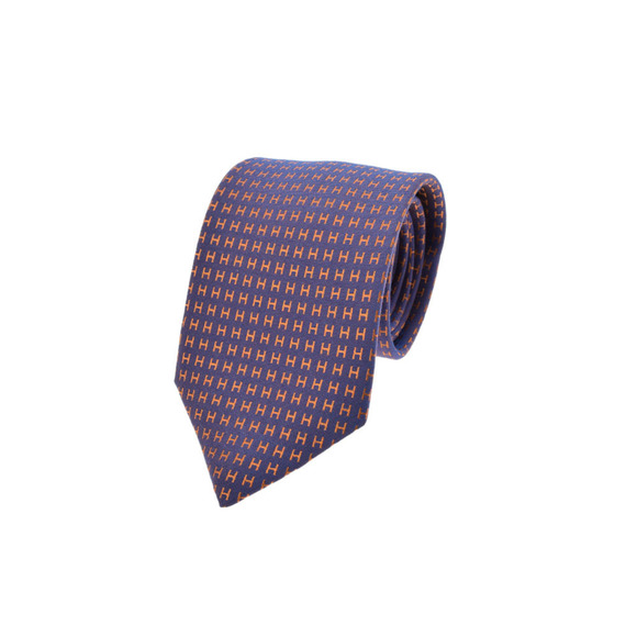 Hermes | Accessories | Hermes Hermes H Pattern Purple Mens Silk 0 Tie ...